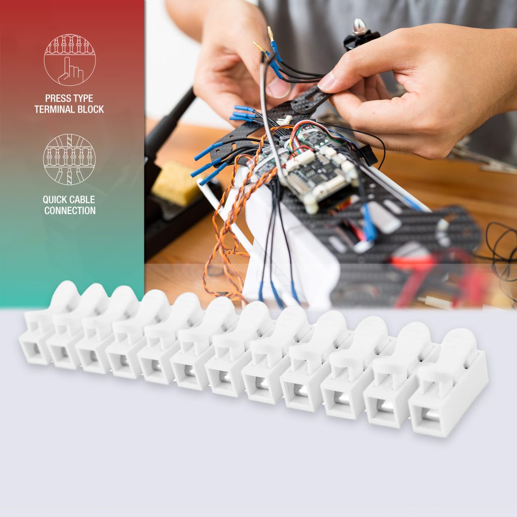 Press type terminal block – Commel Zagreb