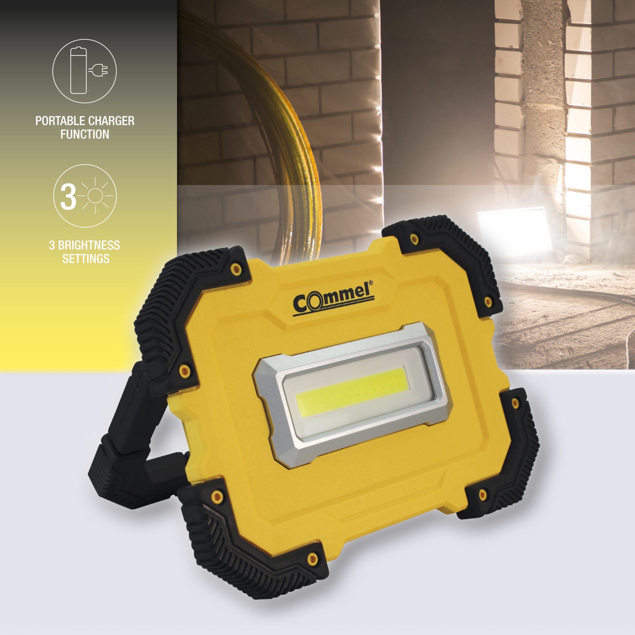 Akumulatorski LED reflektor – Commel Zagreb