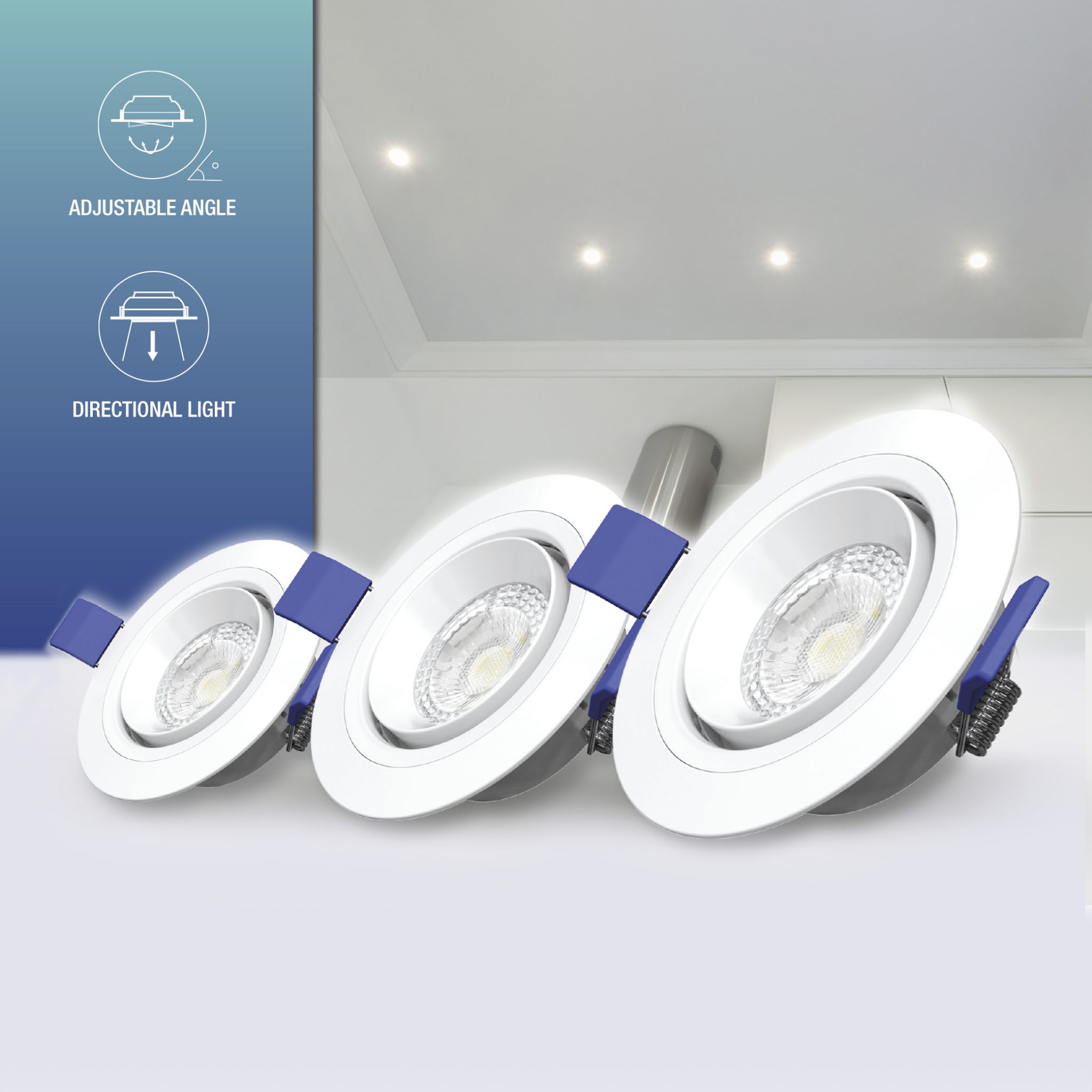 LED Downlights with adjustable angle – Commel Zagreb